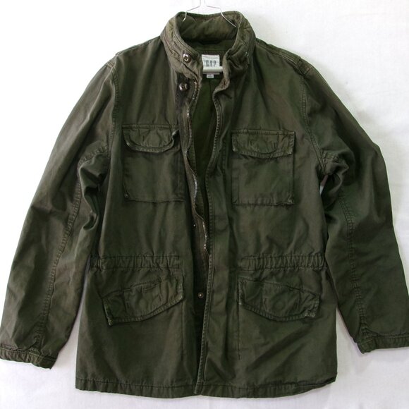 GAP | Jackets & Coats | Vintage Gap Utility Tactical Multipocket Army ...